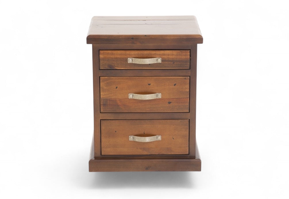 Felton 3 Drawer Bedside — Budget Beds