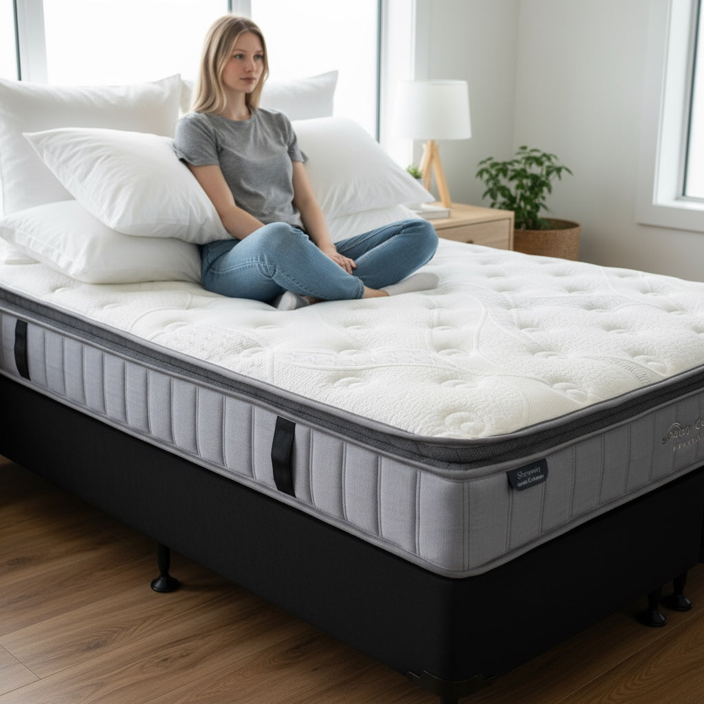 Sleep Max Pillow Top Mattress - Queen freeshipping - Budget Beds